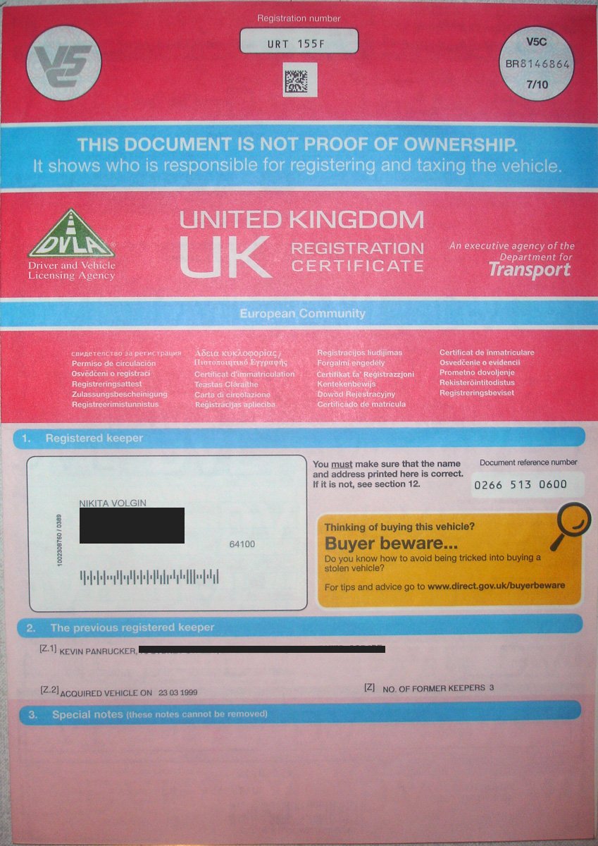 How To Check If A V5C Logbook Is Genuine FreeCarCheck